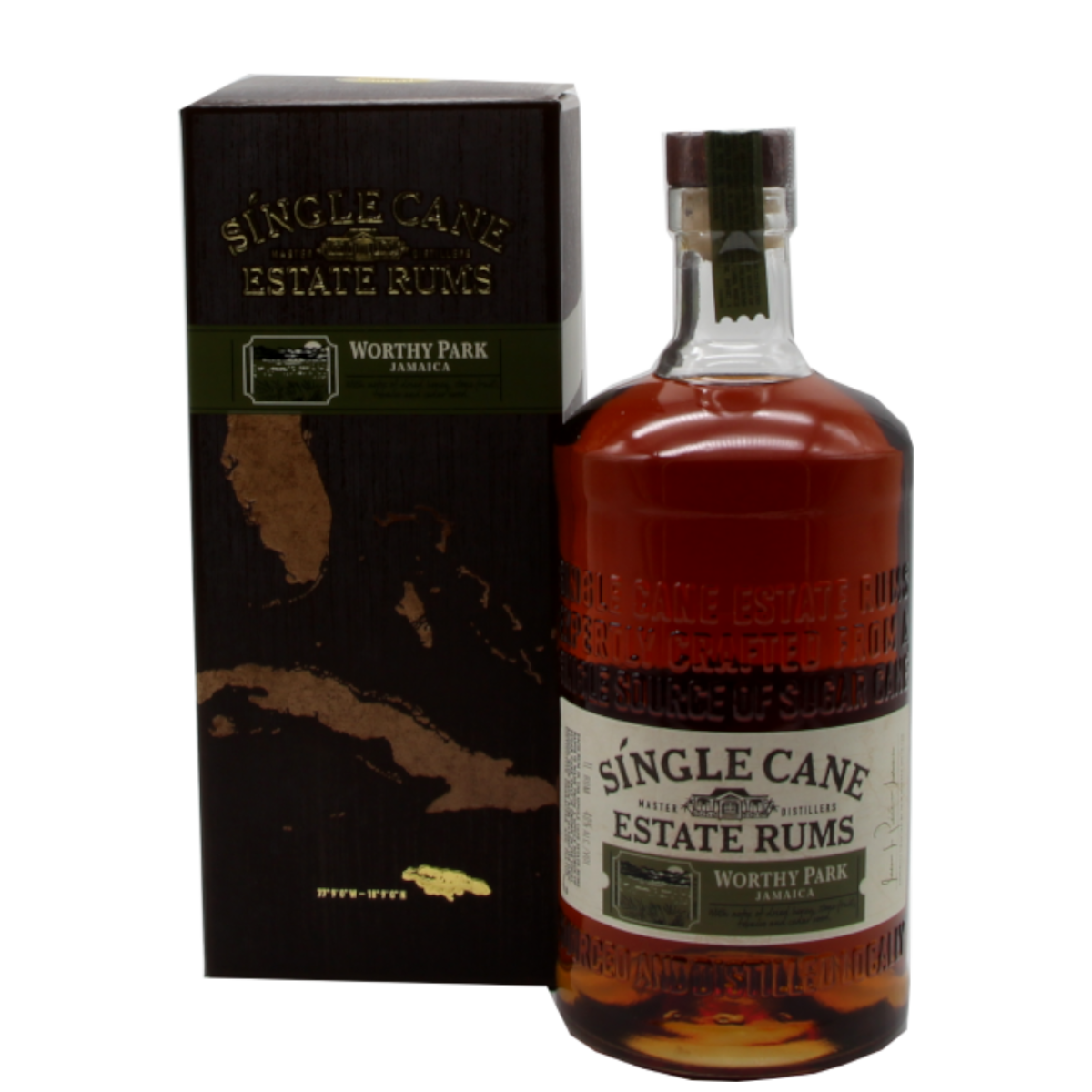 Single Cane WORTHY PARK Estate Rums | 40 % | 1,0 L | inkl. Geschenkpac ...